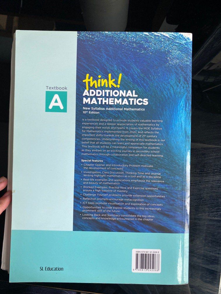 O Level A-Math Textbook 2024: Think!MATHEMATICS A 10th Edition, Hobbies ...
