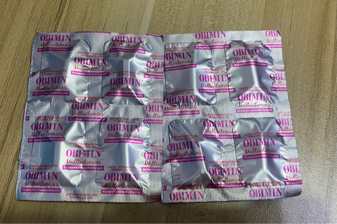 Obimin multivitamin & Folic Acid, Health & Nutrition, Health ...