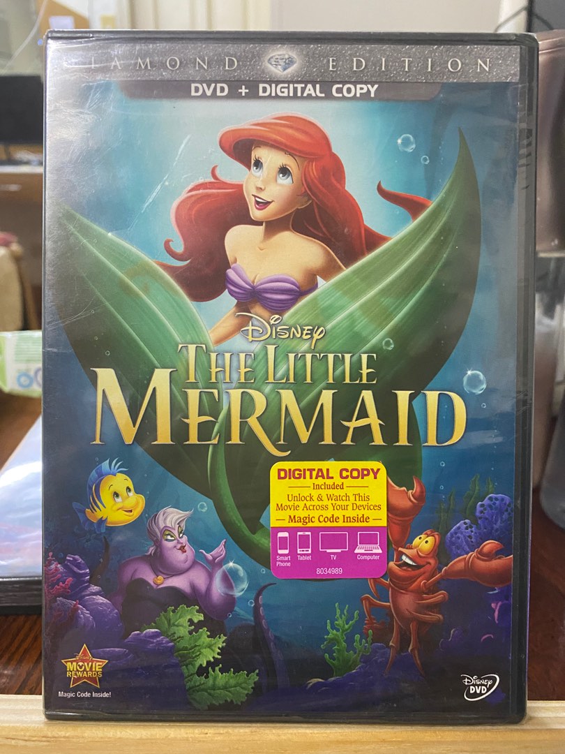 Original Dvd - Diamond Edition Disney Little Mermaid Region 1 DVD ...
