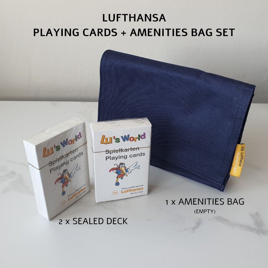 Original SEALED Vintage 90s Airline Playing Cards: KLM Emirates Air ...