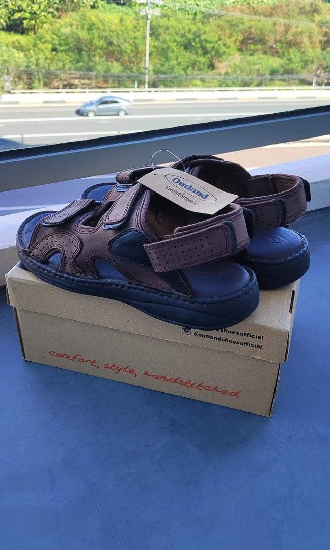 Outland Genuine Seth Leather Sandals 10, Men's Fashion, Footwear ...