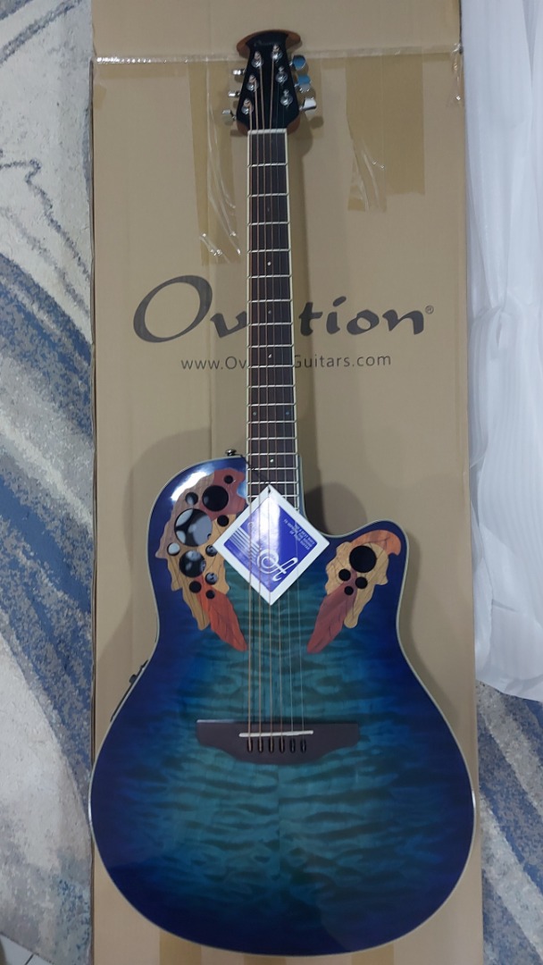 Ovation E-Acoustic Guitar Celebrity Elite Plus, Hobbies & Toys, Music ...