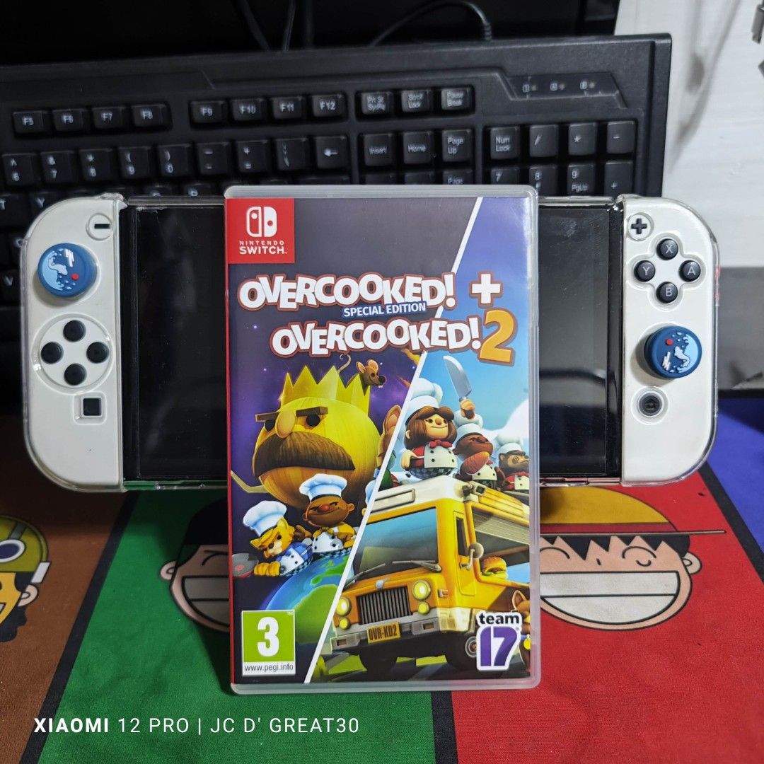 Overcooked + Overcooked 2 Switch Game, Video Gaming, Video Games, Nintendo on Carousell