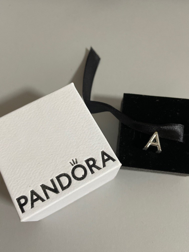 Pandora Charm Letter A Alphabet, Women's Fashion, Jewelry & Organisers ...