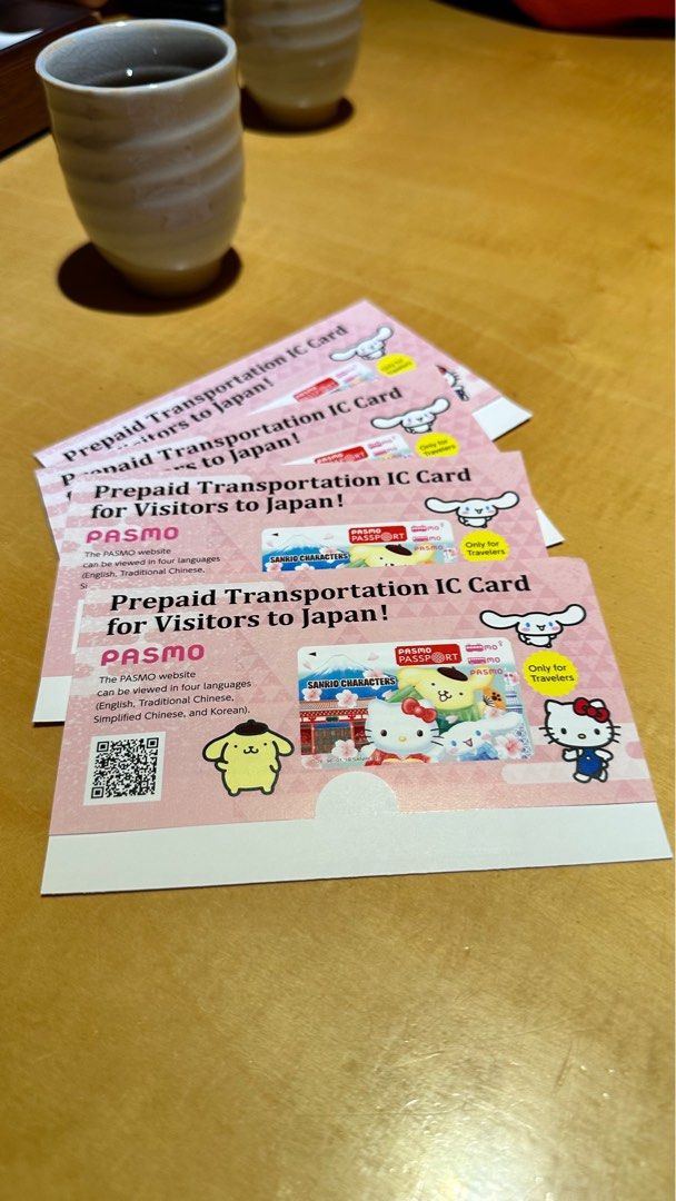 PASMO cards for Japan, Hobbies & Toys, Travel, Travel Essentials ...
