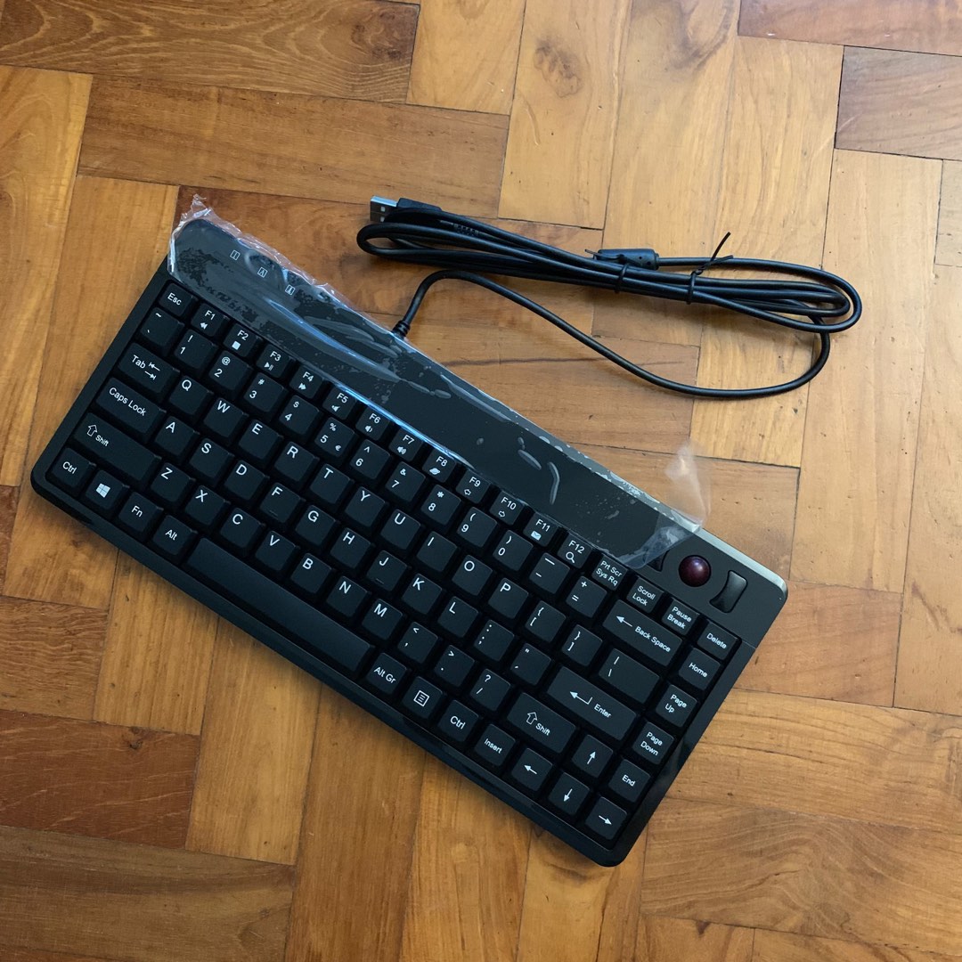 Perixx Periboard 505 Plus USB Trackball Keyboard, Computers & Tech ...