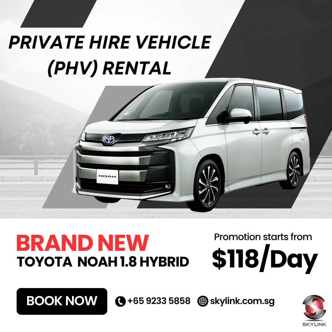 PHV RENTAL - Brand New Toyota Noah 1.8 Hybrid, Cars, Car Rental on ...