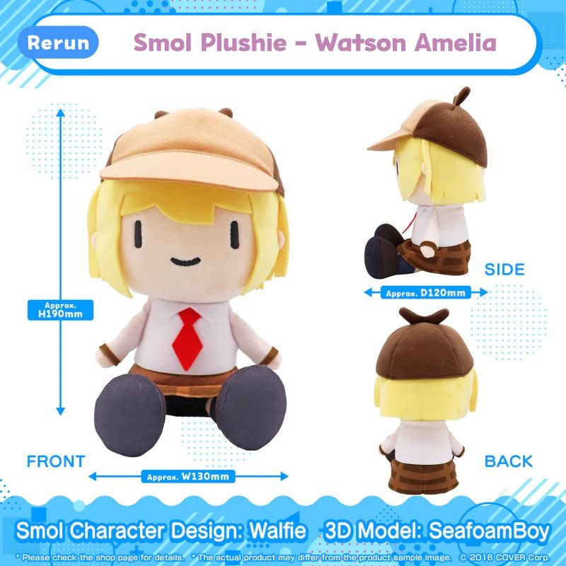 [PO till 31 Jan 2024] Hololive EN smol merch plush T shirt keychain ...