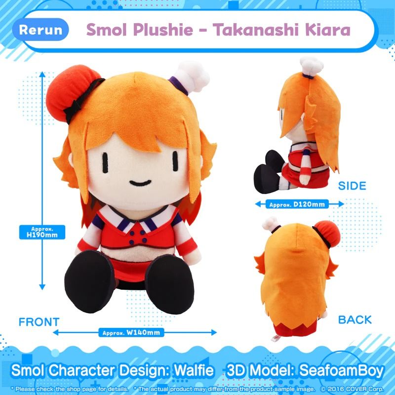 [PO till 31 Jan 2024] Hololive EN smol merch plush T shirt keychain ...