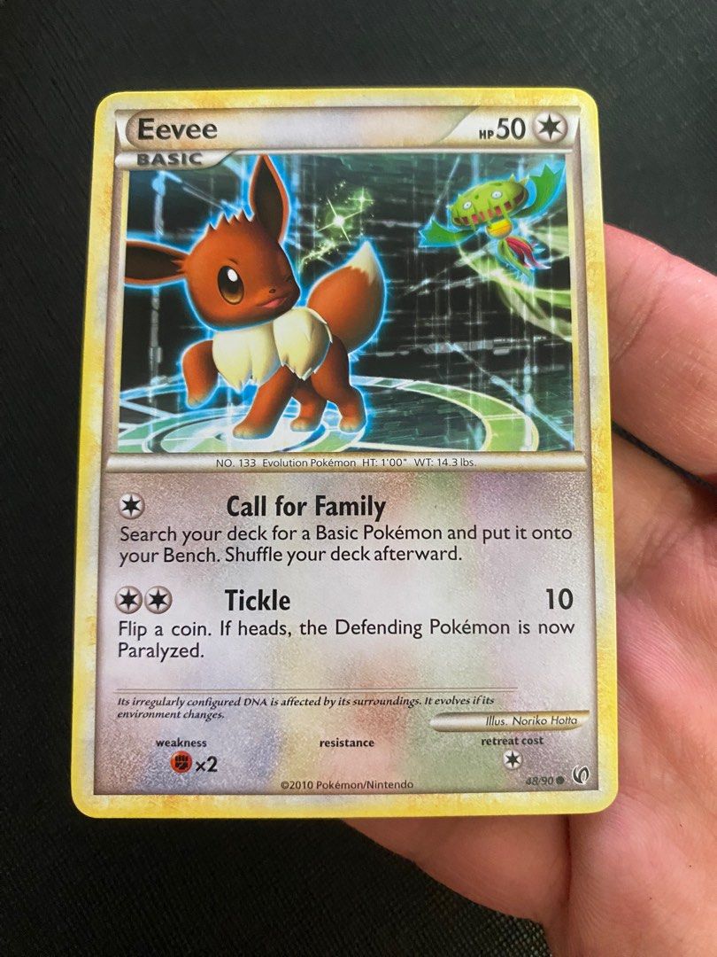 Pokemon Call of Legends Eevee Non-holo, Hobbies & Toys, Toys & Games on ...