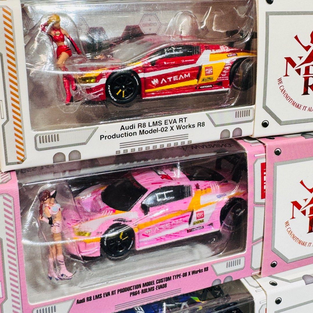 Pop Race 1:64 Die-cast Moedel Car Evangelion EVA Racing x Aape Nissan ...