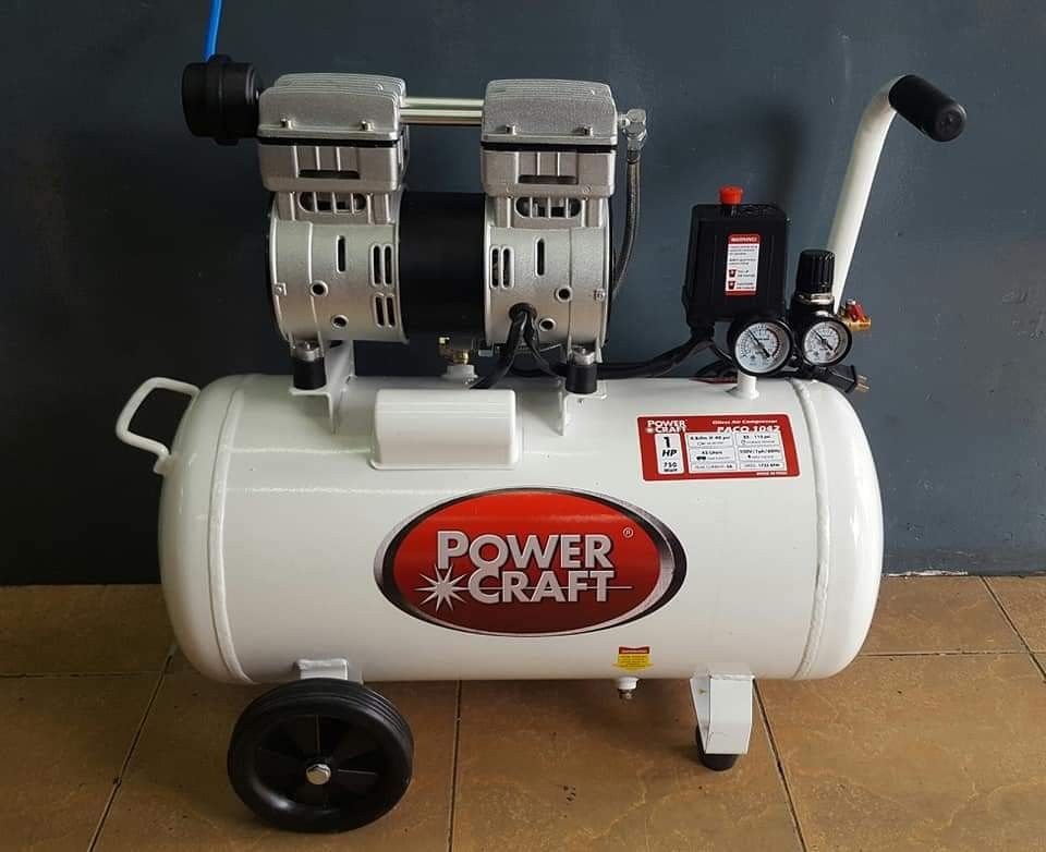 POWER CRAFT 1HP OILESS AIR COMPRESSOR, Commercial & Industrial ...