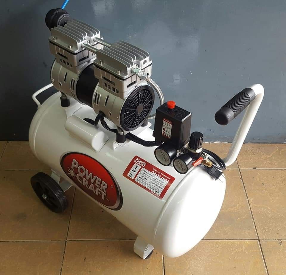 POWER CRAFT 1HP OILESS AIR COMPRESSOR, Commercial & Industrial ...