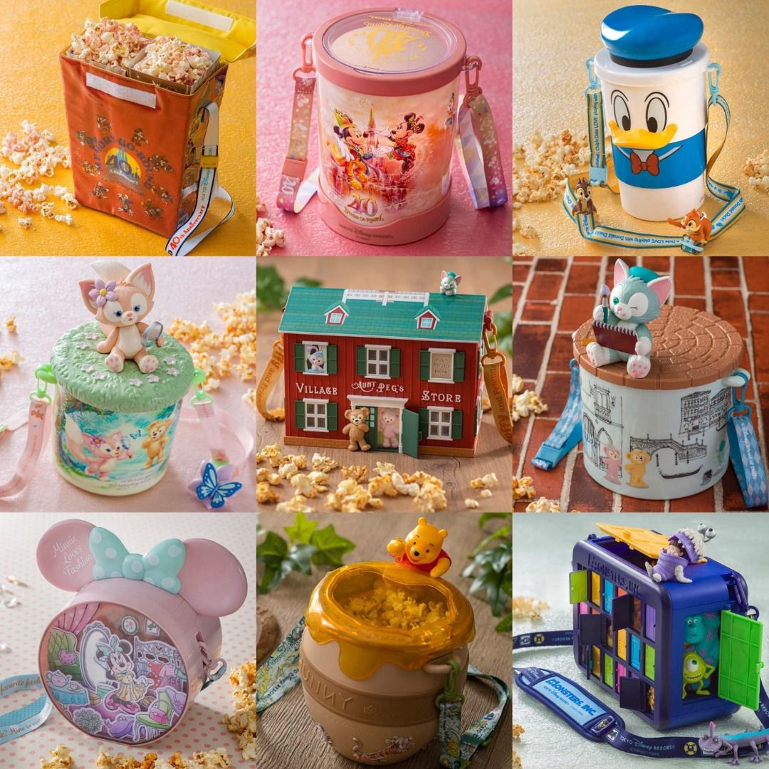 PREORDER Tokyo Disneyland DisneySea Popcorn Bucket, Hobbies & Toys ...