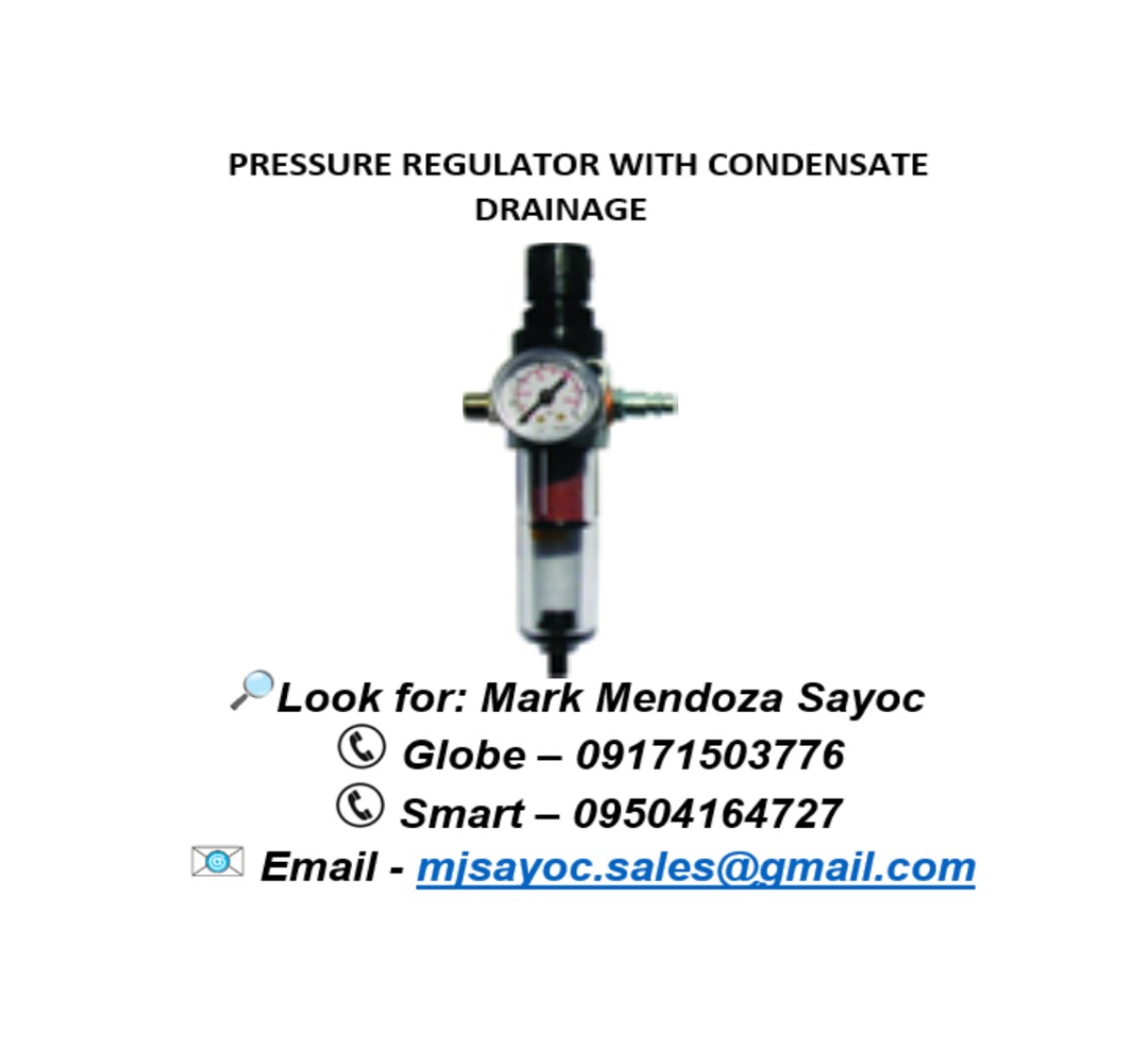 PRESSURE REGULATOR WITH CONDENSATE DRAINAGE, Commercial & Industrial ...