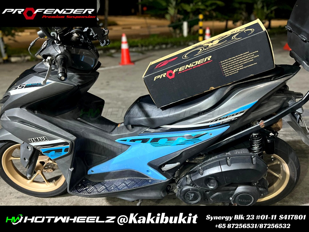 PROFENDER X SERIES SUSPENSION-YAMAHA AEROX, Motorcycles, Motorcycle ...
