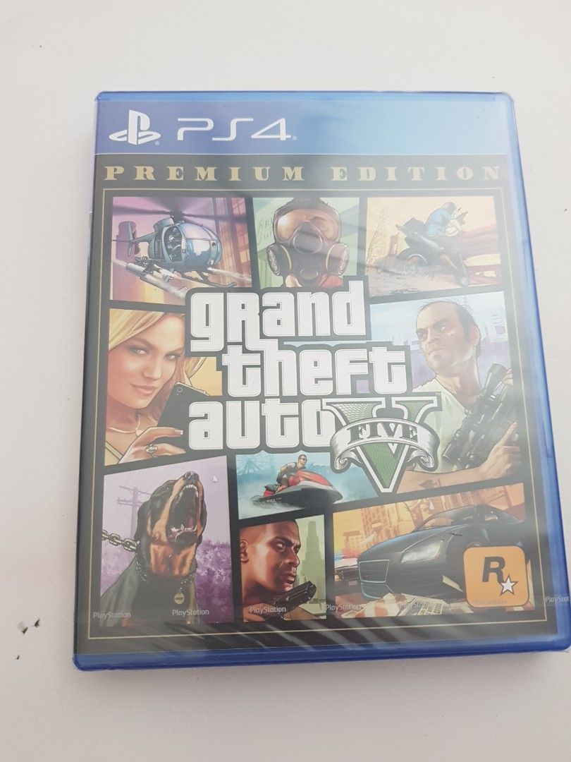 PS4 Game, BRAND NEW , sealed, GTA5, grand theft auto 5, PREMIUM EDITION, Video Gaming, Video ...