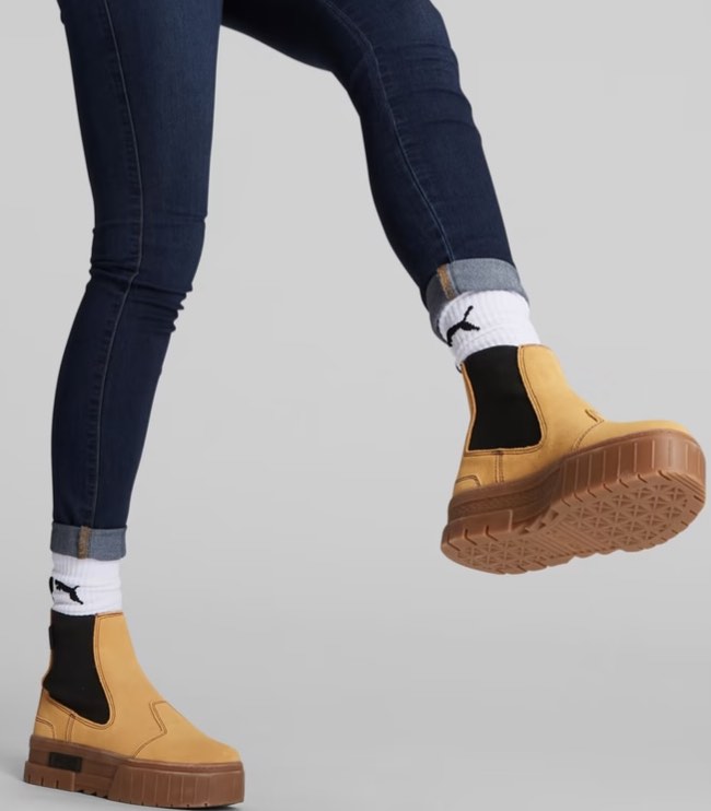 PUMA Mayze Chelsea Suede Boots, Women's Fashion, Footwear, Boots on ...