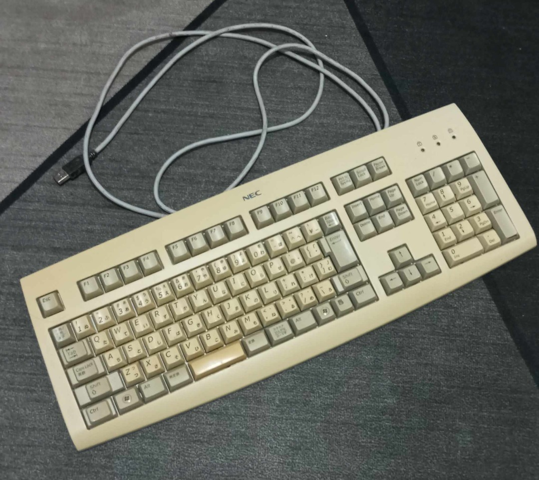 Rare NEC Retro Collectible USB Keyboard, Computers & Tech, Parts ...