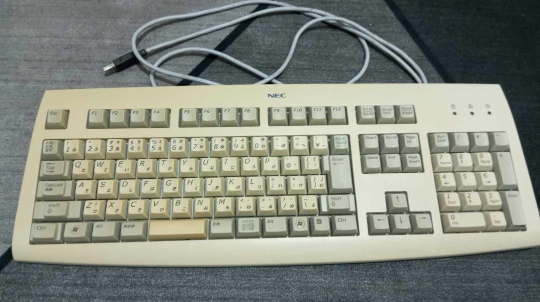 Rare NEC Retro Collectible USB Keyboard, Computers & Tech, Parts ...