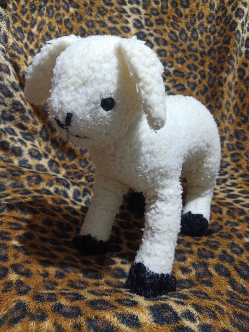 REALISTIC SHEEP / LAMB PLUSH TOY, Hobbies & Toys, Toys & Games on Carousell