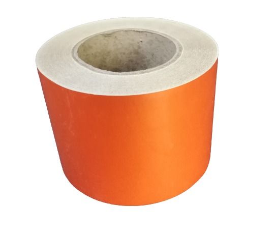 Reflective Sticker Roll Tape Orange 4 inches and 2 inches, Commercial ...