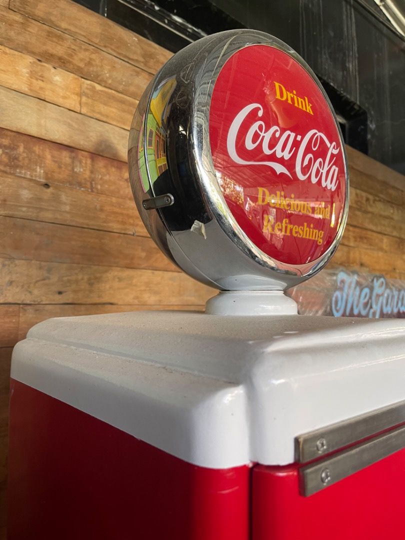 Repro | Gas Pump (Storage), Roadster & Combi Coke Inspired, Coca Cola ...