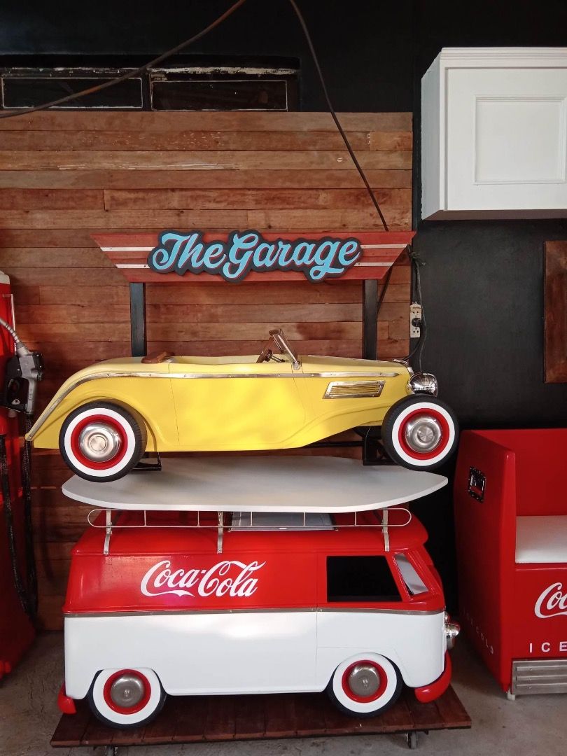 Repro | Gas Pump (Storage), Roadster & Combi Coke Inspired, Coca Cola ...