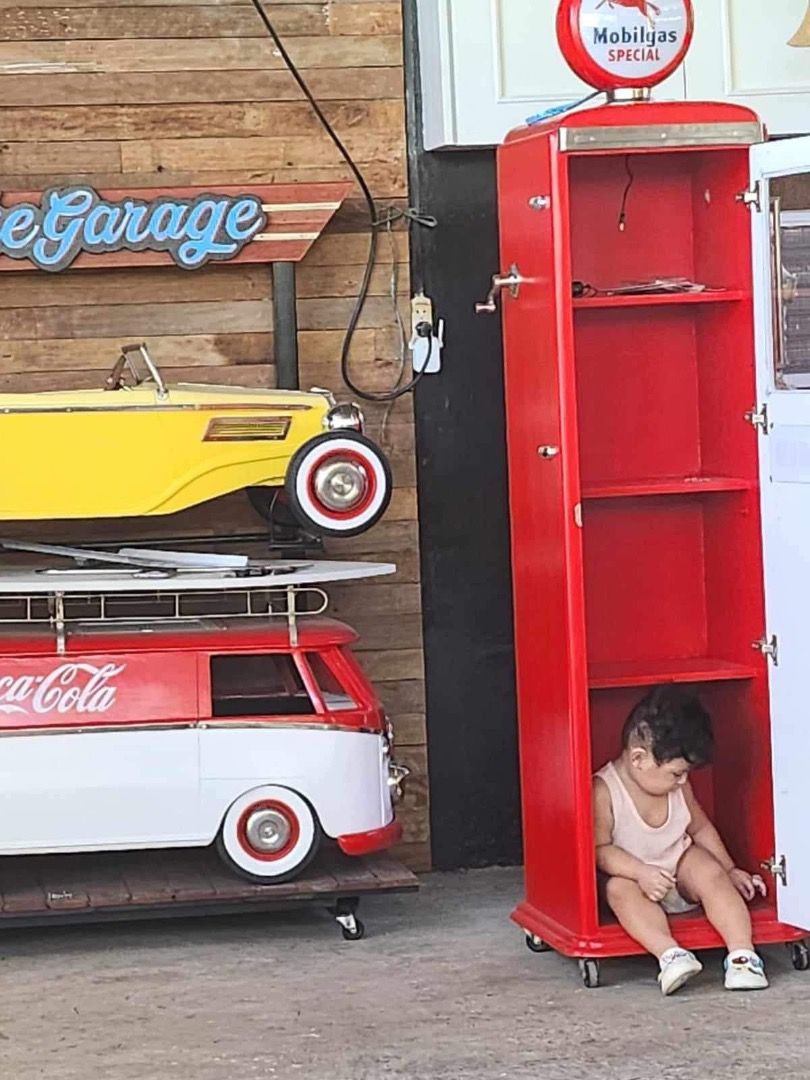 Repro | Gas Pump (Storage), Roadster & Combi Coke Inspired, Coca Cola ...