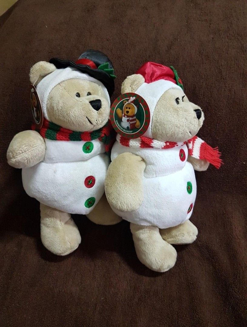 [Retired] Rare Starbucks Holiday Bearista Collection - 2010 95th & 96th ...