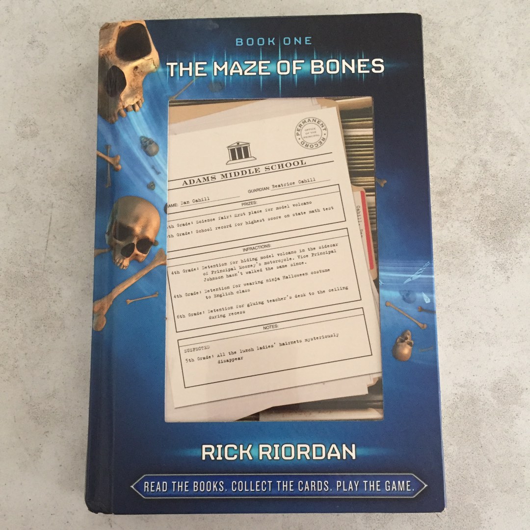 RICK RIORDAN The Maze Of Bone (English Hard Cover), Buku & Alat Tulis ...