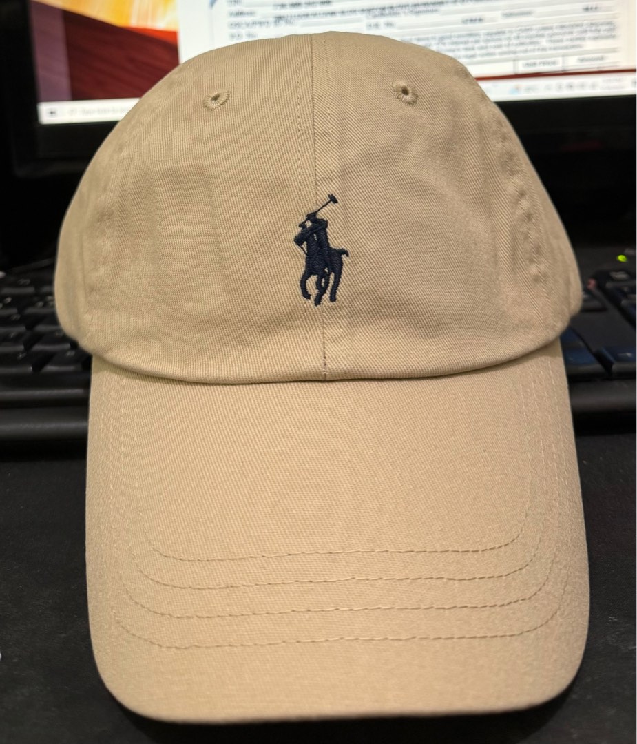 RL CAP KHAKI, Men's Fashion, Watches & Accessories, Caps & Hats on ...