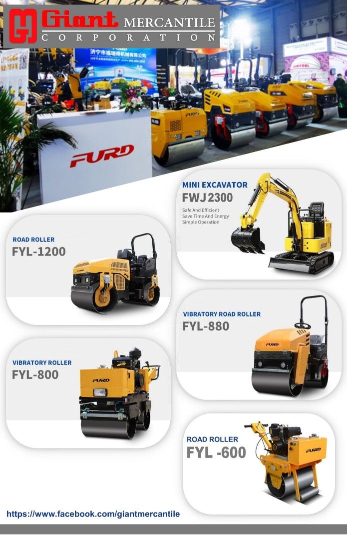 Road roller vibratory roller pison, Commercial & Industrial ...