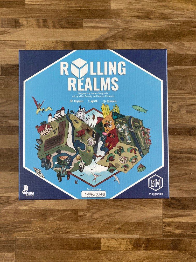 Rolling Realms Board Game (with Libertalia promo), Hobbies & Toys, Toys ...