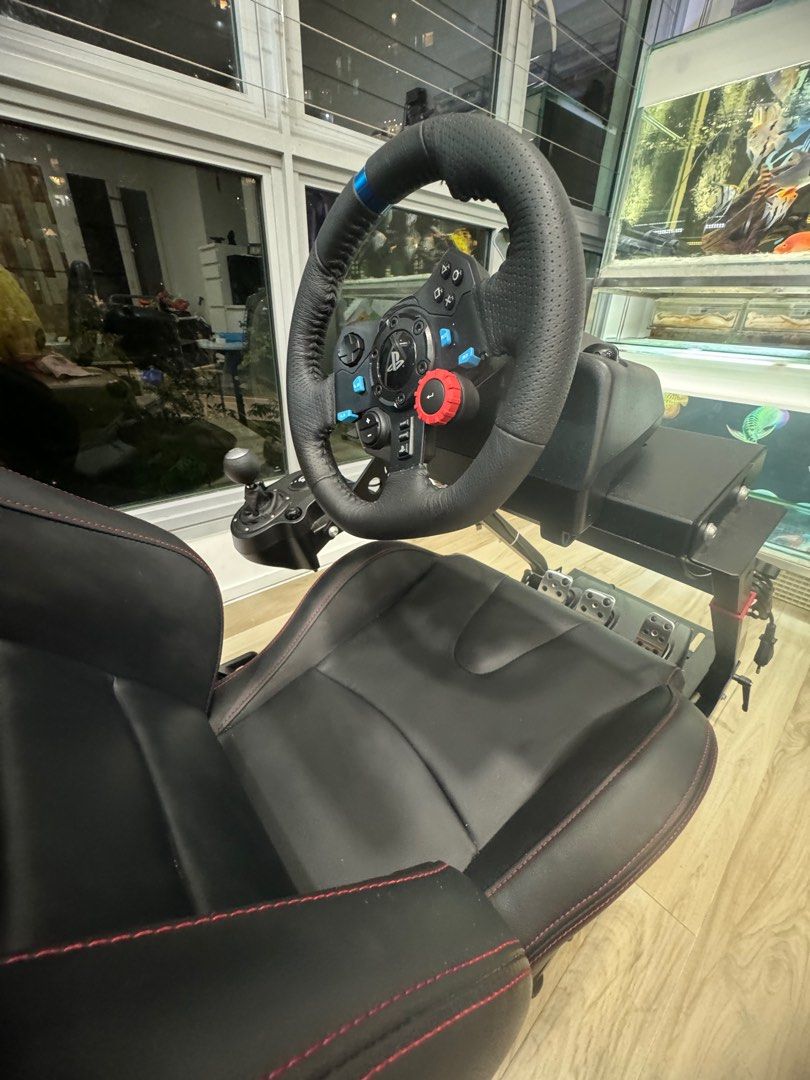 S5 Supra racing simulator with logitech G29, Video Gaming, Gaming ...
