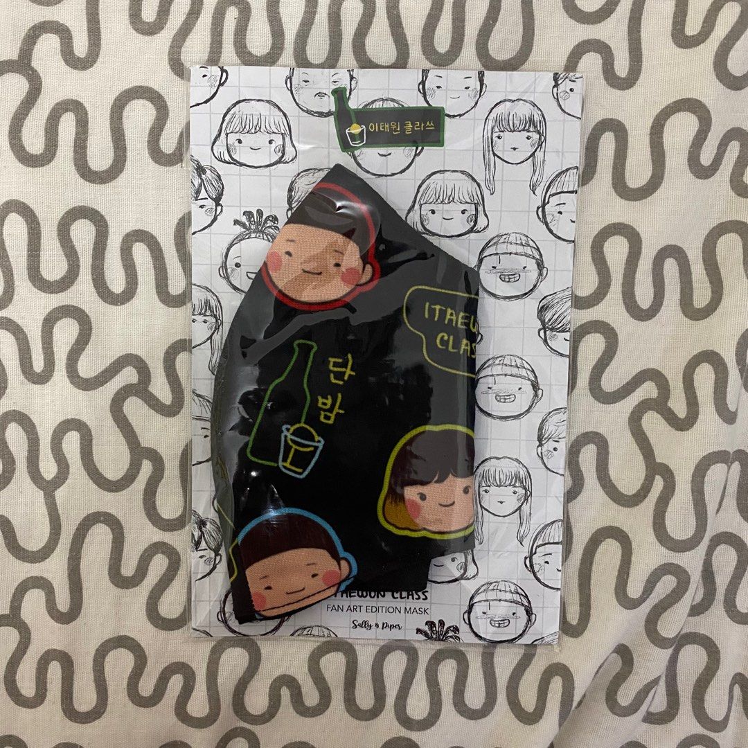 Sally & Piper Itaewon Class Fan Art Edition Masker, K-Wave di Carousell