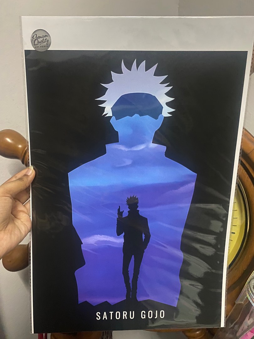 Satoru Gojo Poster (Jujutsu Kaisen), Hobbies & Toys, Collectibles ...