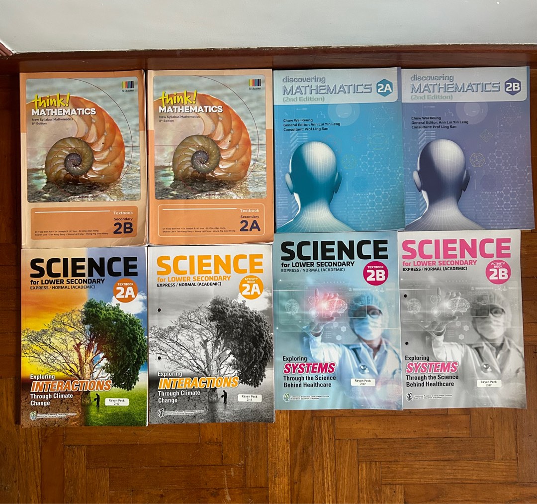 Secondary 2 textbooks, Hobbies & Toys, Books & Magazines, Textbooks on ...