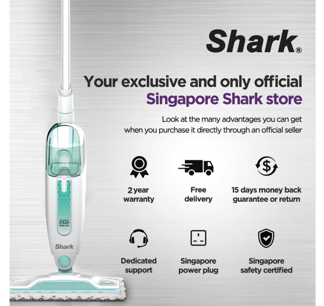 Shark ninja Steam mop with 2 Dirt Grip Pads / Brand New Seal in box, 2 ...