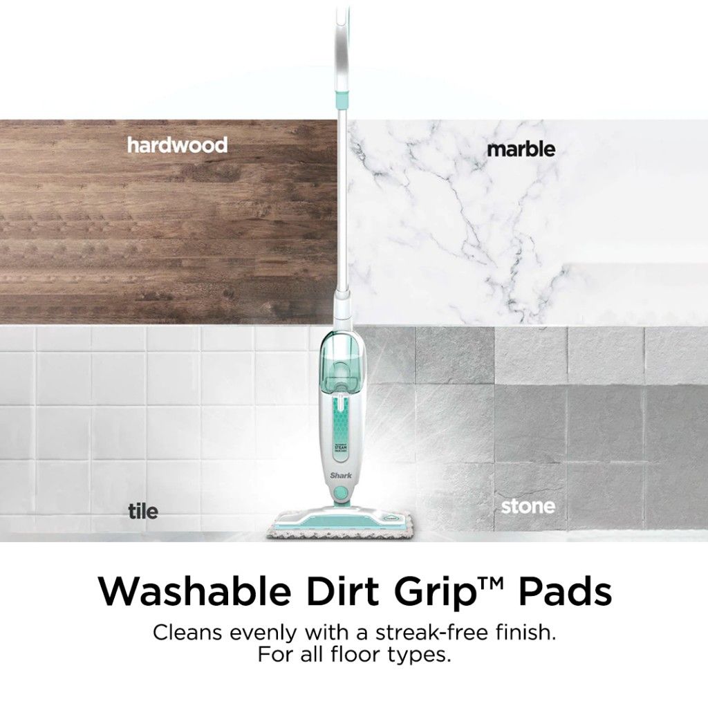 Shark ninja Steam mop with 2 Dirt Grip Pads / Brand New Seal in box, 2 ...