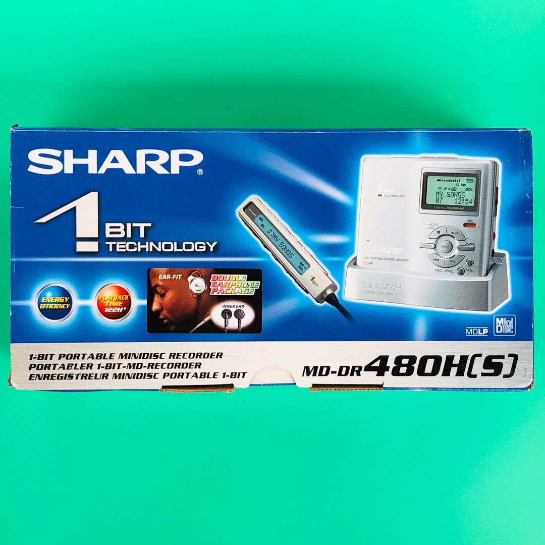 Sharp MD disc player/recorder MD-DR480H, Audio, Portable Music Players ...