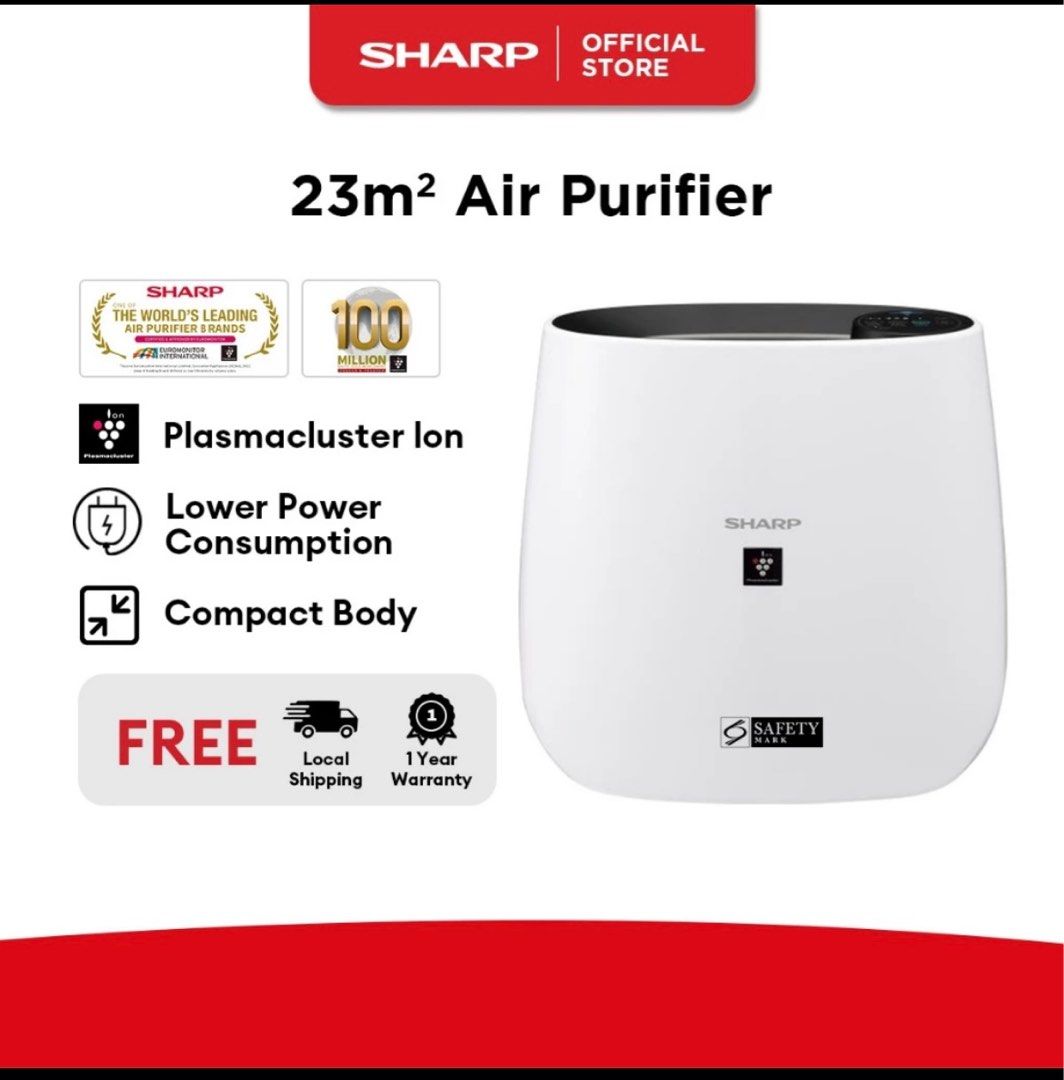 SHARP Plasmacluster Air Purifier, TV & Home Appliances, Air Purifiers & Dehumidifiers on Carousell