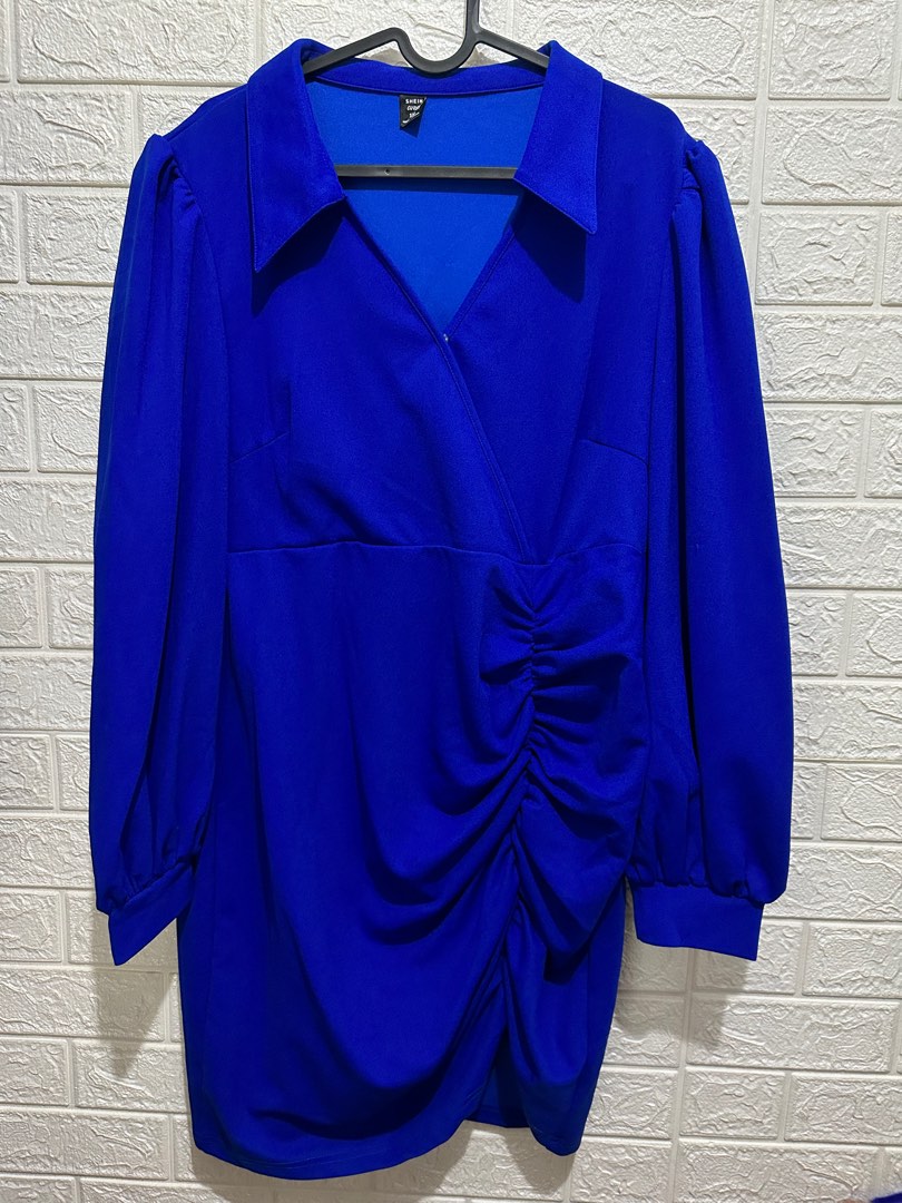 SHEIN Royal Blue Dress, Women's Fashion, Dresses & Sets, Dresses on ...