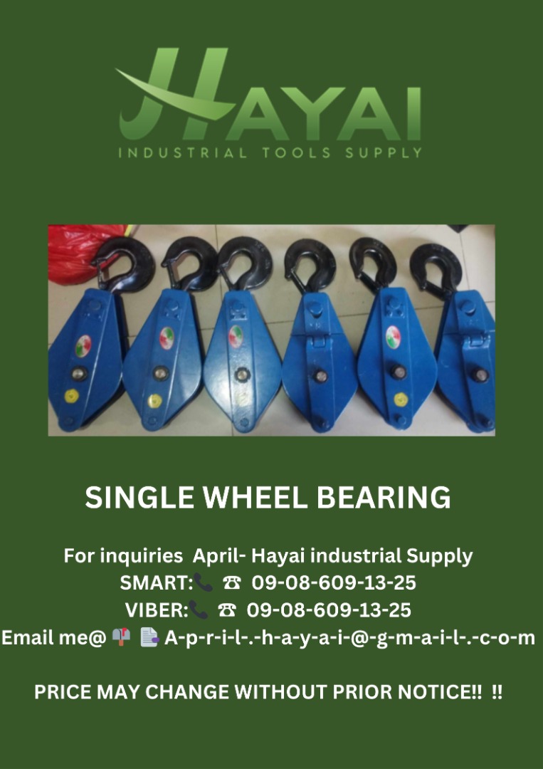 Single wheel bearing, Commercial & Industrial, Construction Tools ...