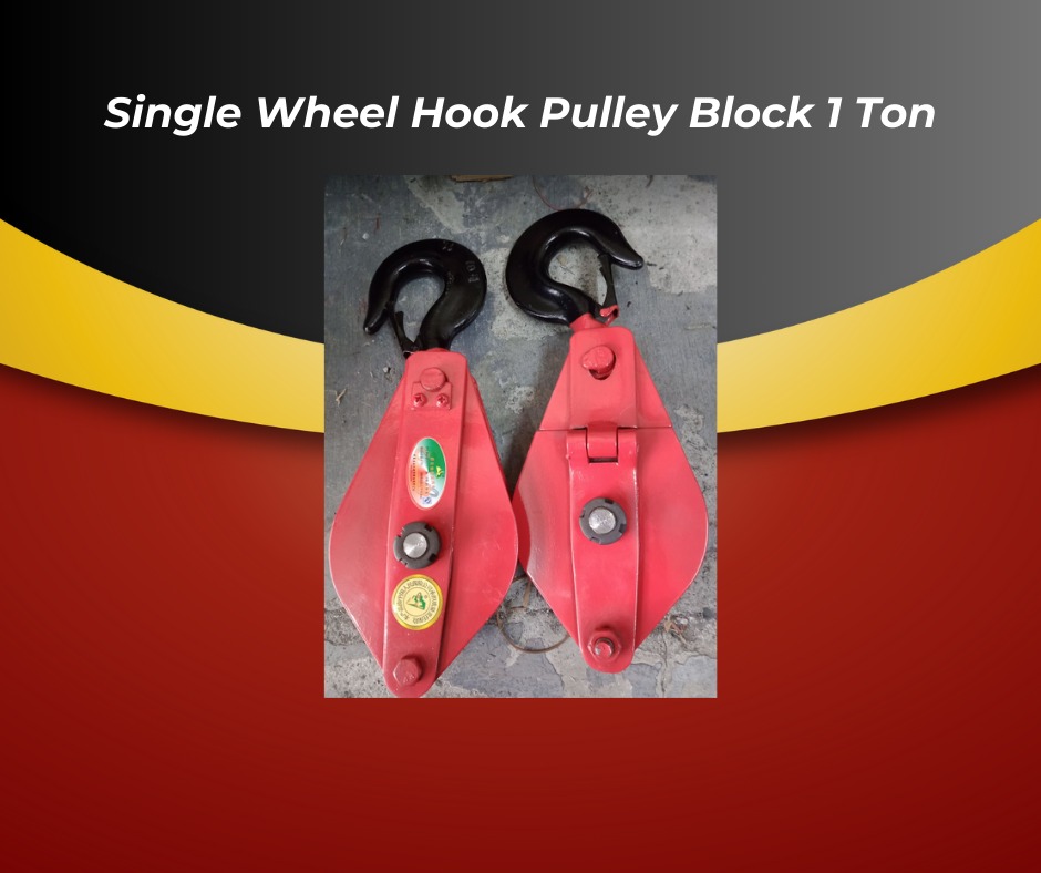 Single Wheel Hook Pulley Block 1 Ton, Commercial & Industrial ...
