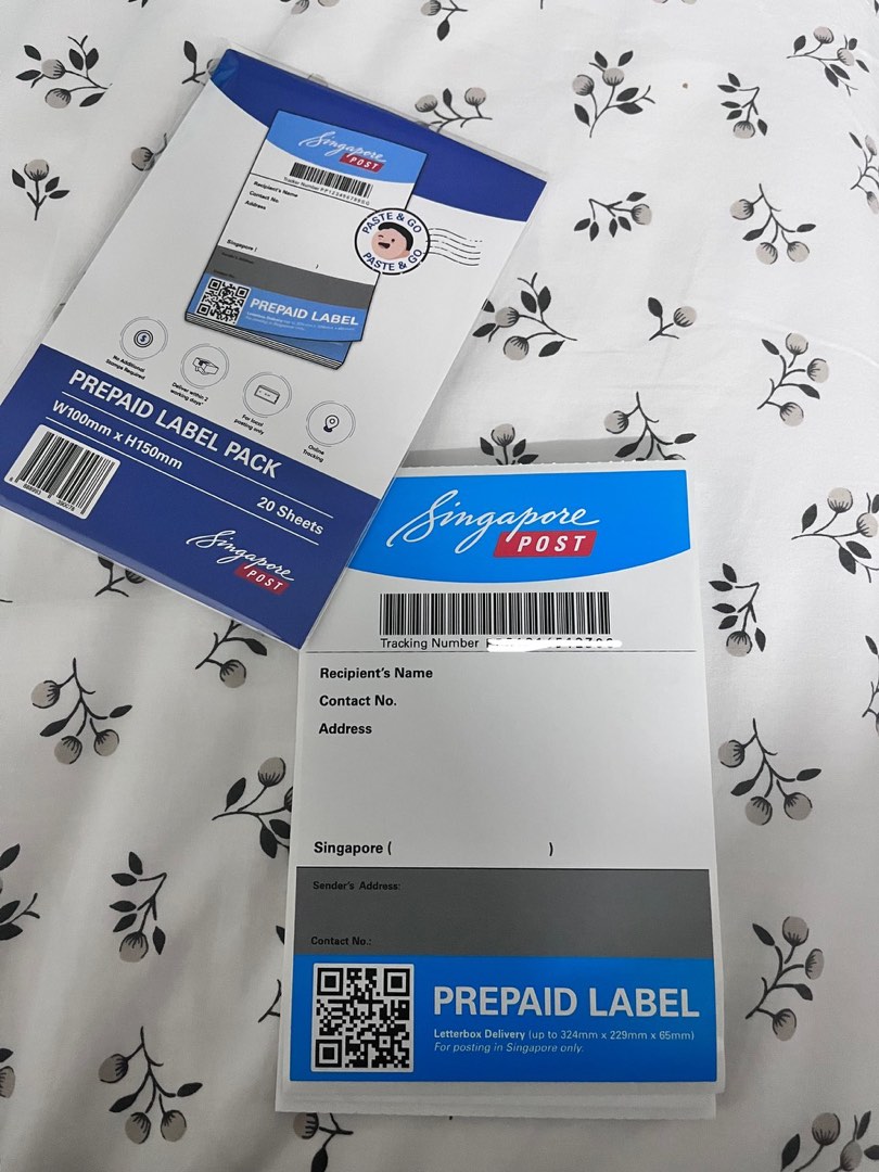[SINGPOST] Tracked Letterbox Prepaid Label, Hobbies & Toys, Memorabilia ...