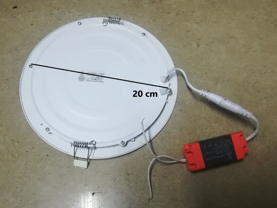 Skylite LED Panel Light 18 watts 23cm size, Furniture & Home Living ...