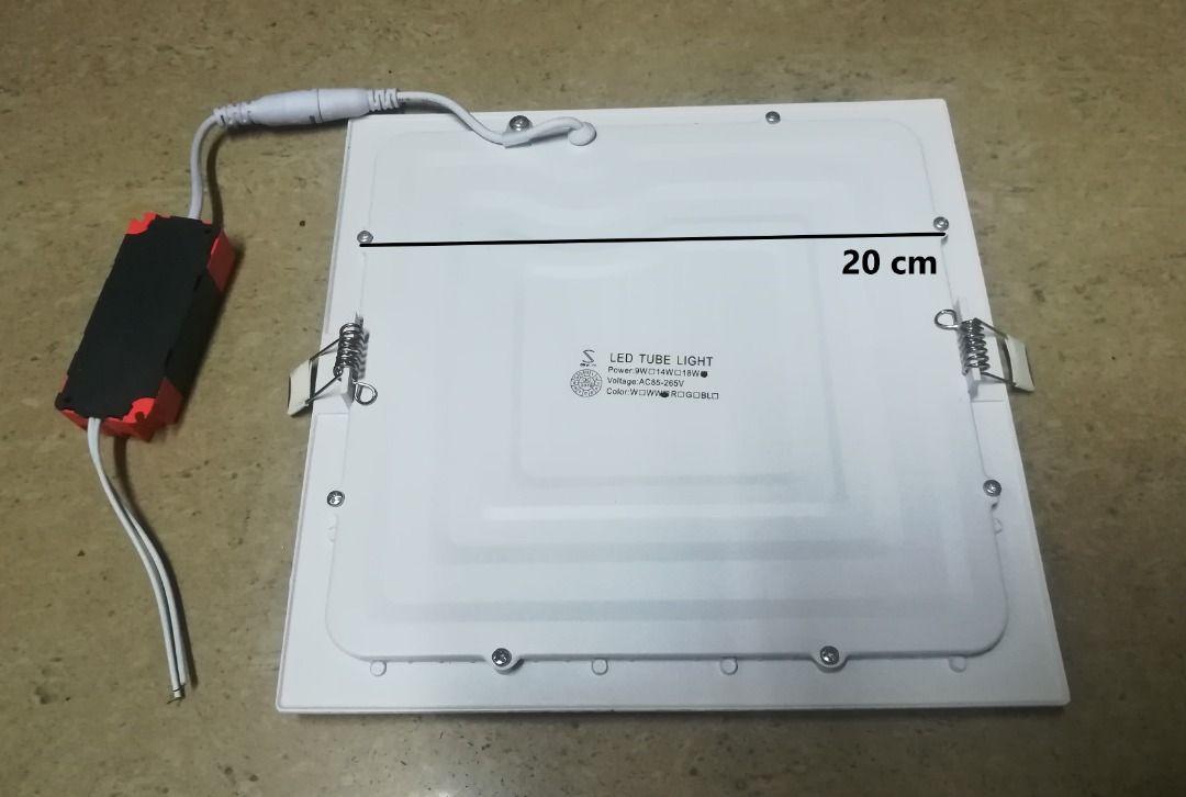 Skylite LED Panel Light 18 watts 23cm size, Furniture & Home Living ...