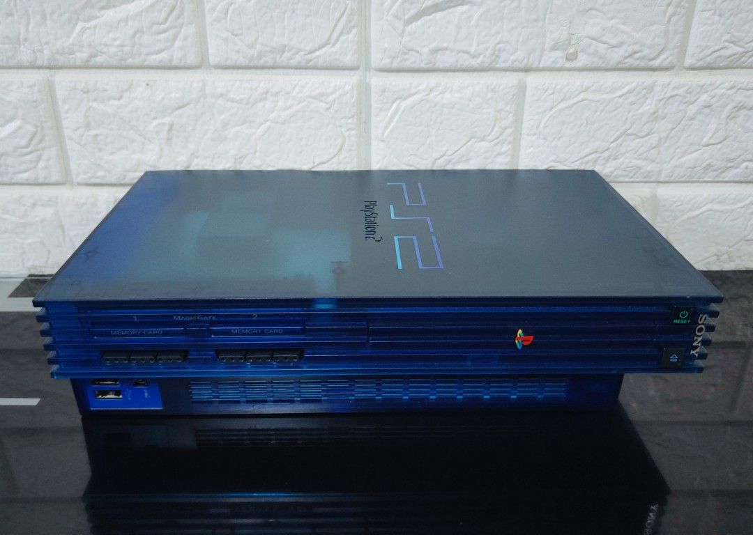 Sony PlayStation 2 Ocean Blue Edition Unit Console, Video Gaming, Video ...