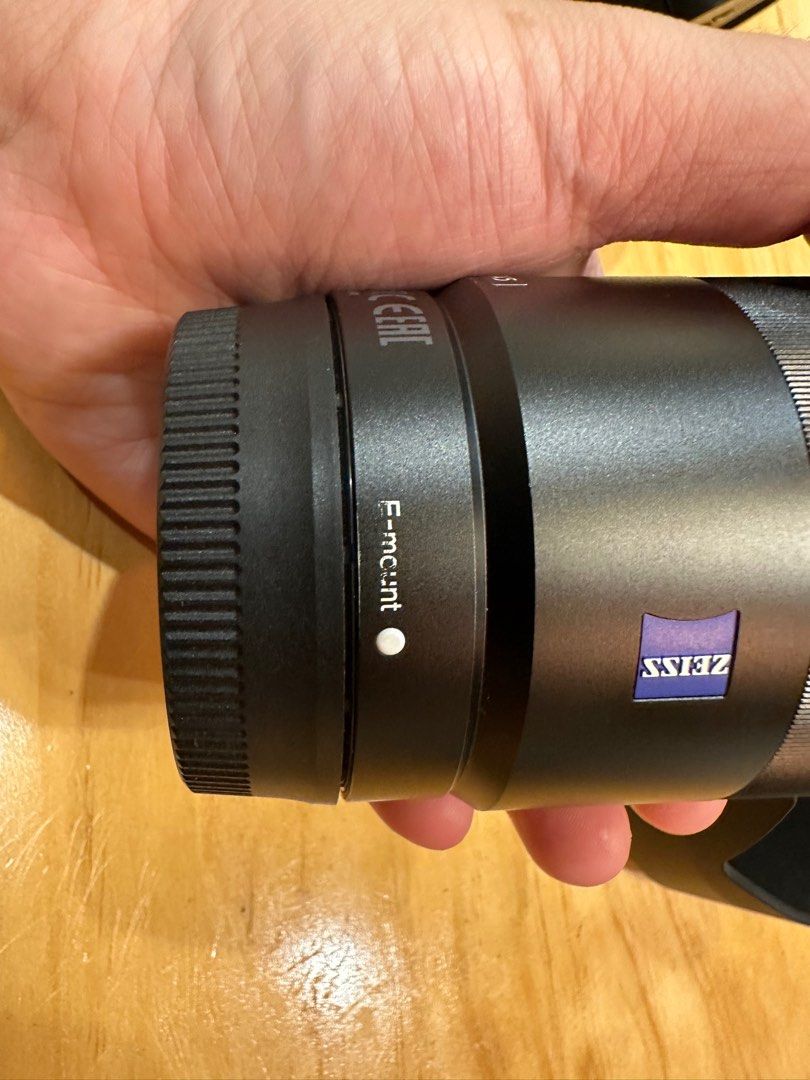 Sony Zeiss 55mm f/1.8 E mount full frame prime lens, Photography, Lens ...